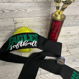 PERSONALIZED Team Sports Tie Back Headband Custom Sports Headband ...