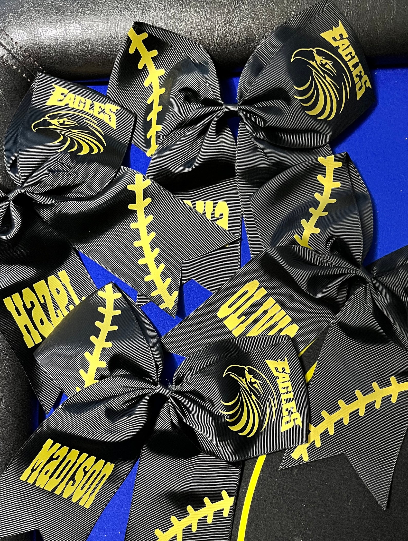 Custom Softball Bows | Hair Bows for Team | Cheer Bow | Personalized ...