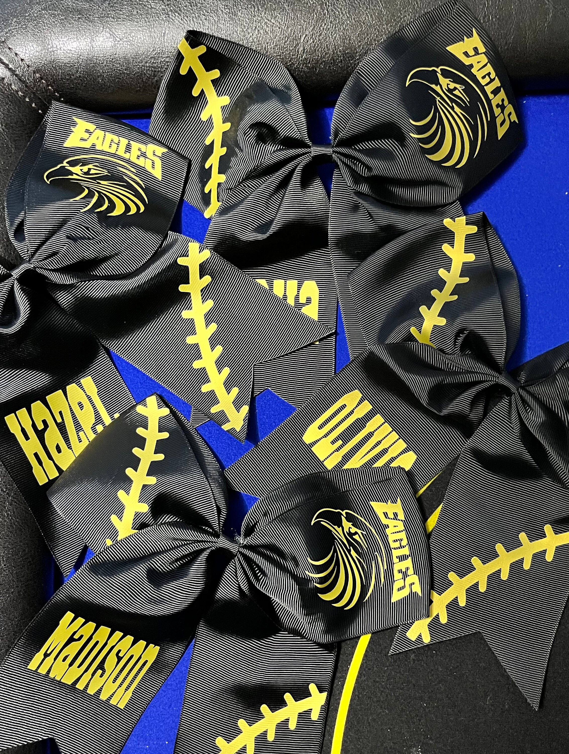 Custom Softball Bows | Hair Bows for Team | Cheer Bow | Personalized ...