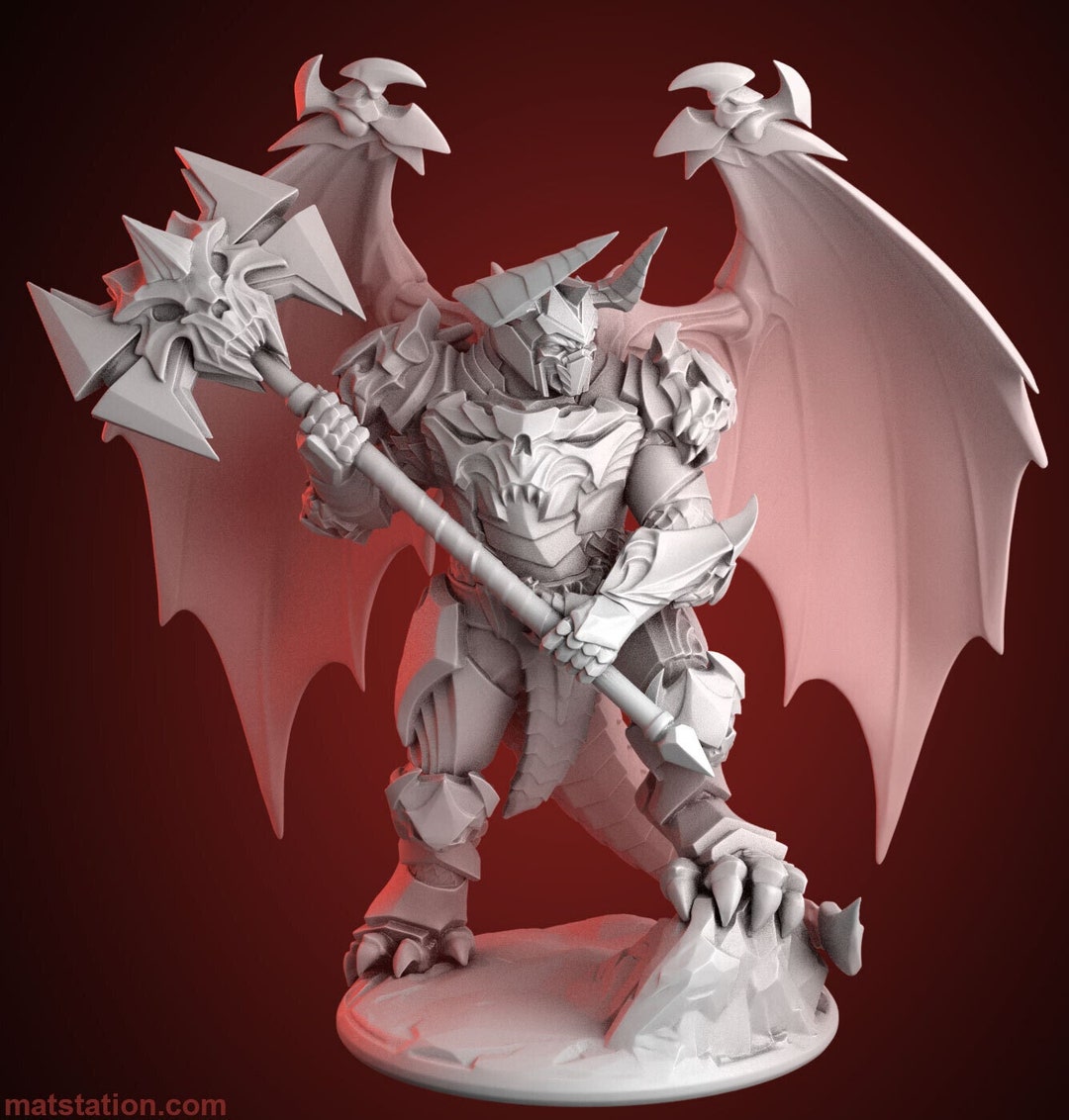Arch Devil Space Devil, Demon, Incubus 32mm / 28mm Scifi Miniature, D&D ...