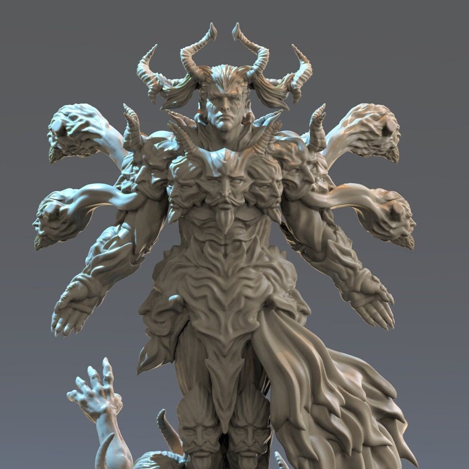 Beelzebub Fallen Angel Demon of War Devil Incubus 32mm - Etsy Canada