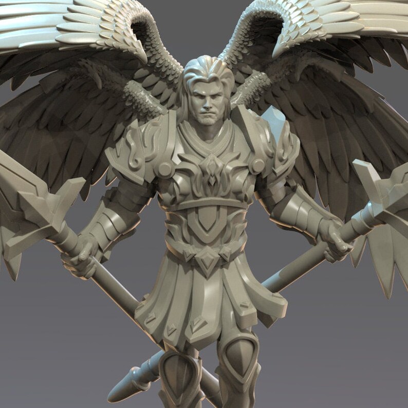 Azazel Fallen Angel Demon of War Devil Incubus 32mm - Etsy