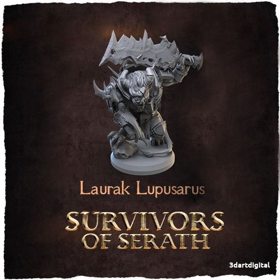 Laurak-lupusarus Wolfen Werewolf Monster 32mm / 28mm - Etsy