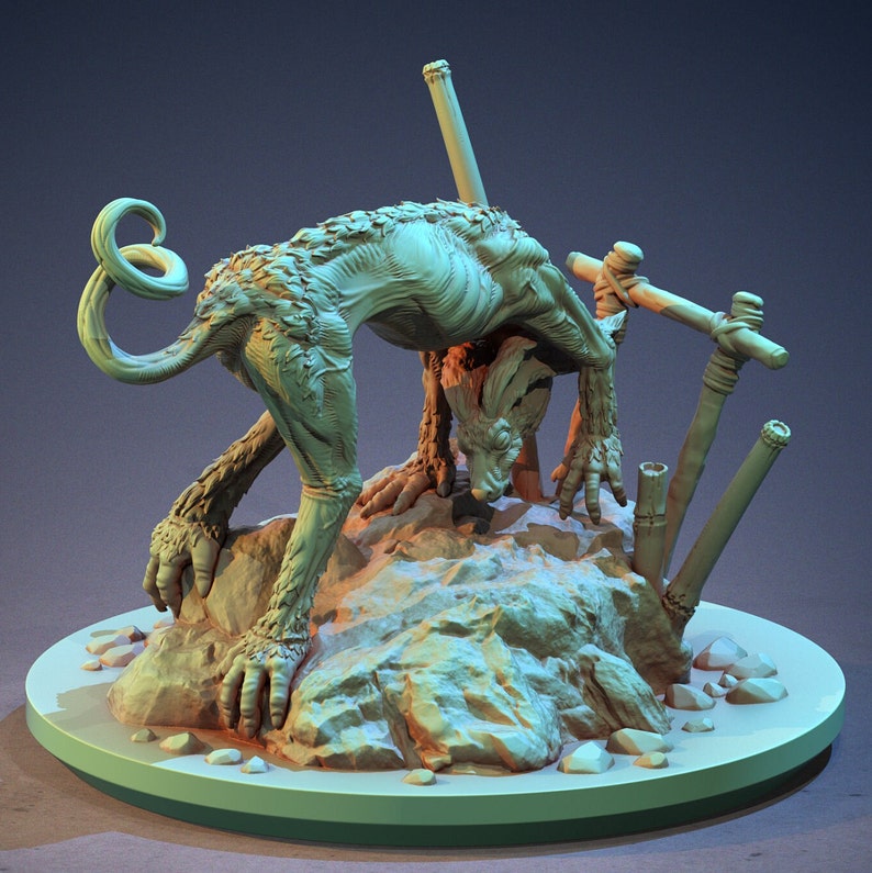 Sigbin Philippines Myths Monster 32mm 28mm Fantasy - Etsy