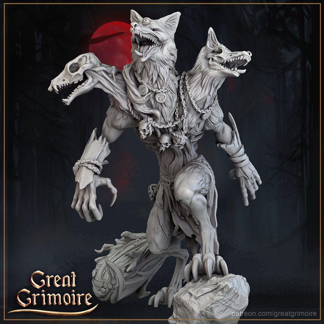 Fox Abomination Monster Undead Fox Demon Devil Werefox - Etsy