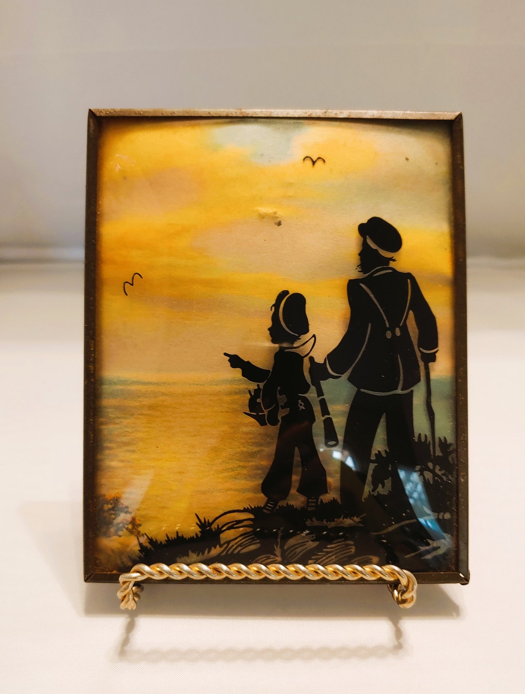 Vintage Shadow Picture, Silhouette Picture, Black Shadow Figures ...