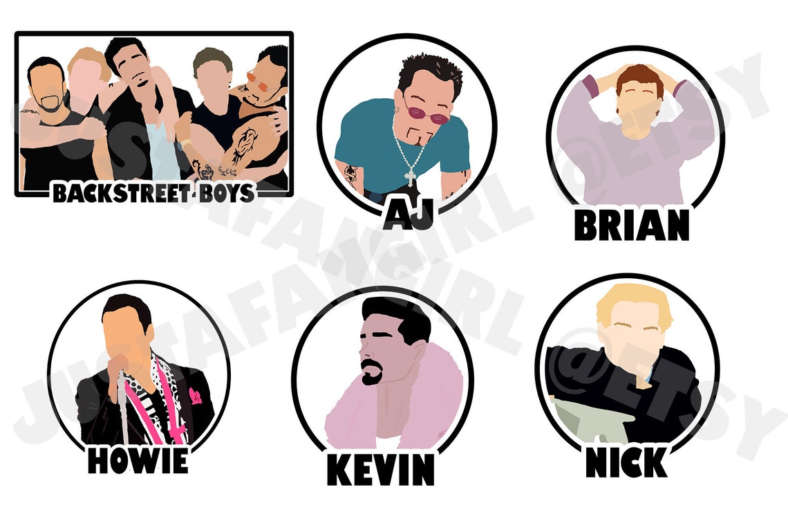 Backstreet Boys Single or Set Stickers Set 1 | Etsy