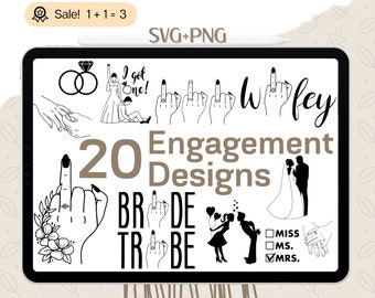 Engagement Party Svg | Etsy