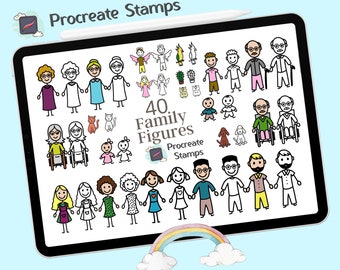 Stick Figure Stamp | Etsy