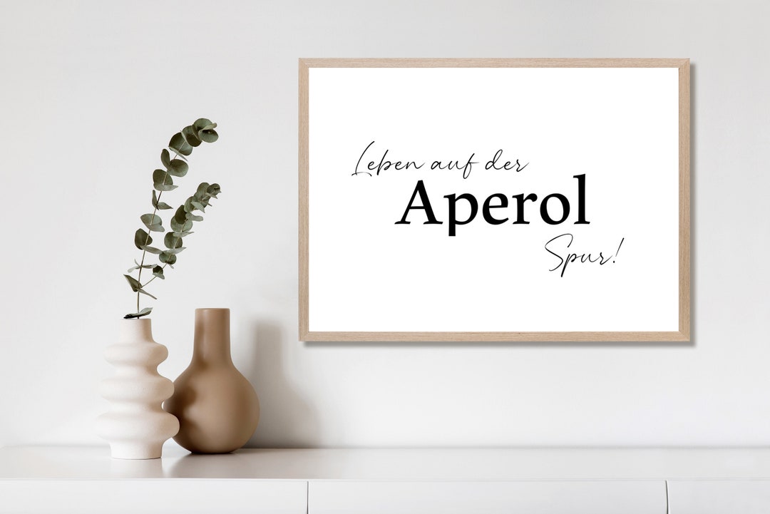 Poster Life on the APEROL Trail! Living Room, Dining Room Poster ...