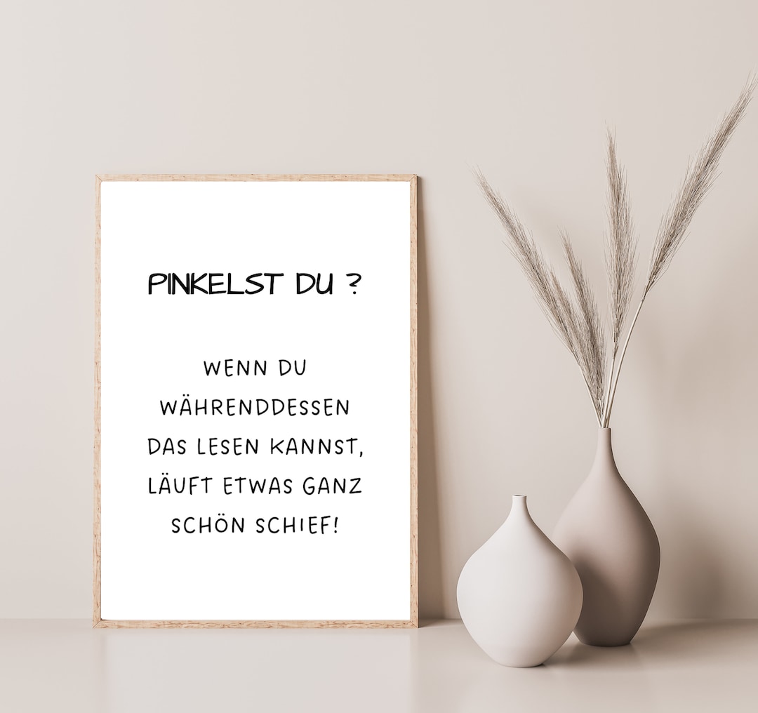 Poster DO YOU PEE Poster For: Guest Toilet, Bathroom, Bathroom, Guest ...