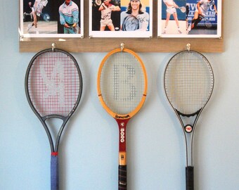 Tennis Racket Wall Display - Etsy