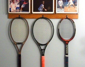 Tennis Racket Wall Display - Etsy