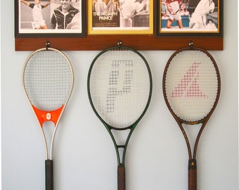 Tennis Racket Wall Display | Etsy