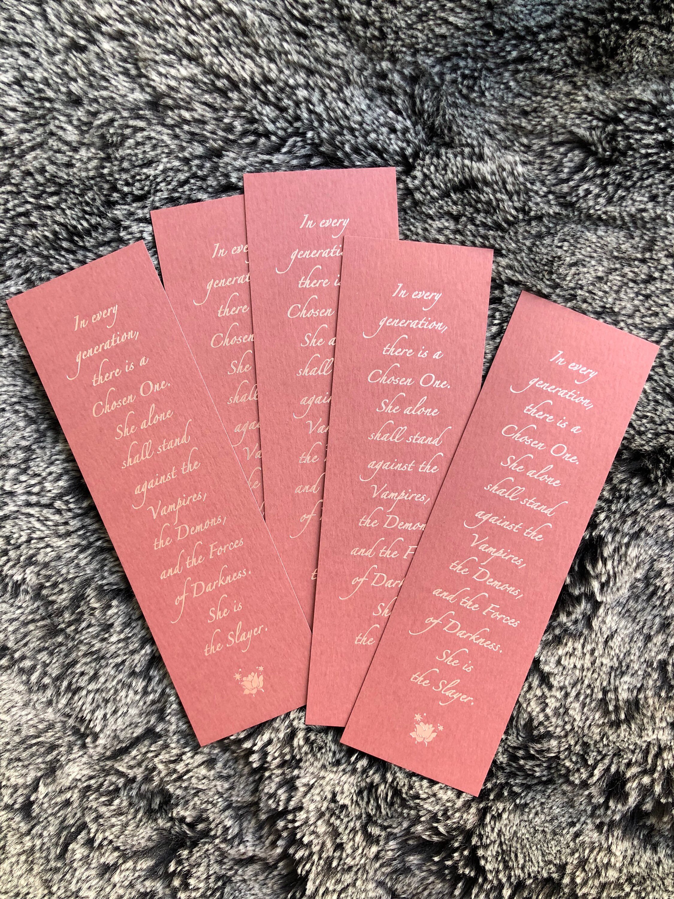 Bespoke Bookmarks — Bookscribe