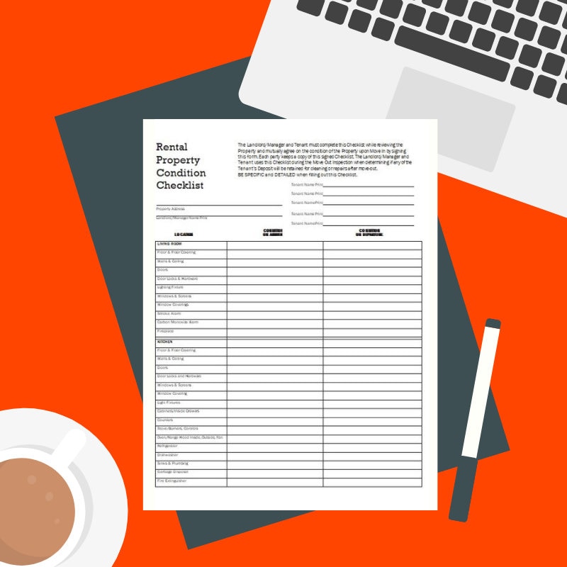 Rental Property Condition Checklist (Download Now) - Etsy