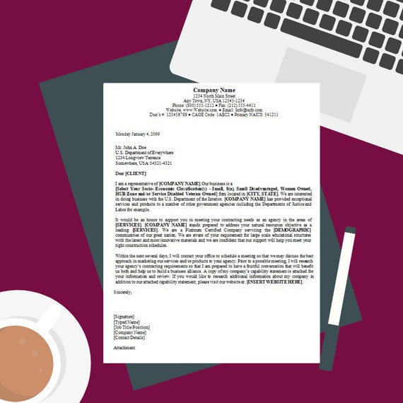 Business Introduction Letter - Etsy