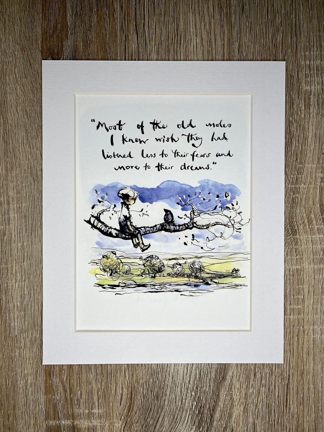 Charlie Mackesy Mounted Print - the Boy, the Mole, the Fox and the ...