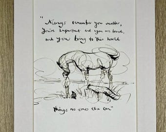 Framed Charlie Mackesy Print, the Boy the Mole the Fox and the Horse ...