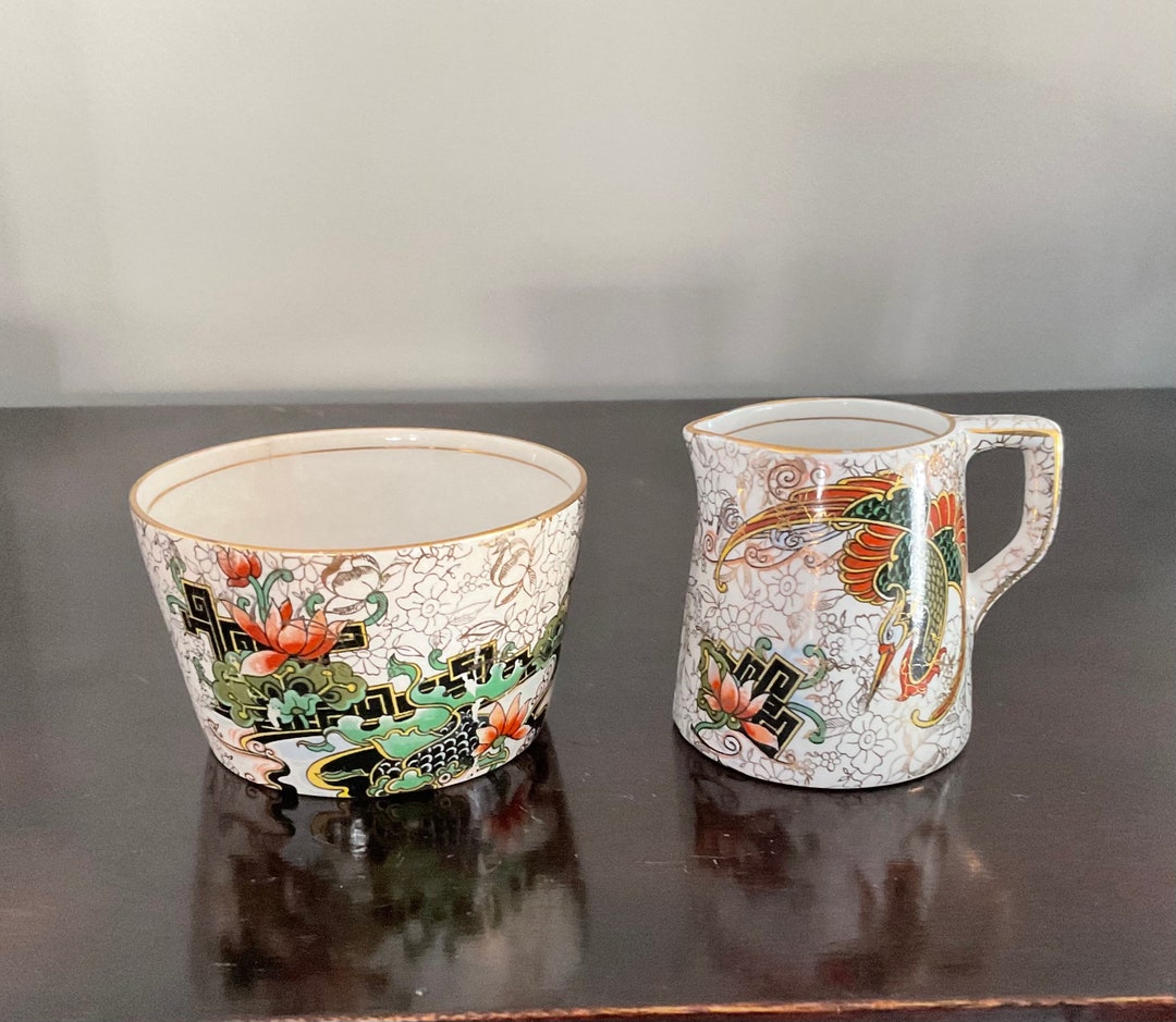Thomas Forester & Sons, England, Phoenix Ware, Cream and Sugar - Etsy