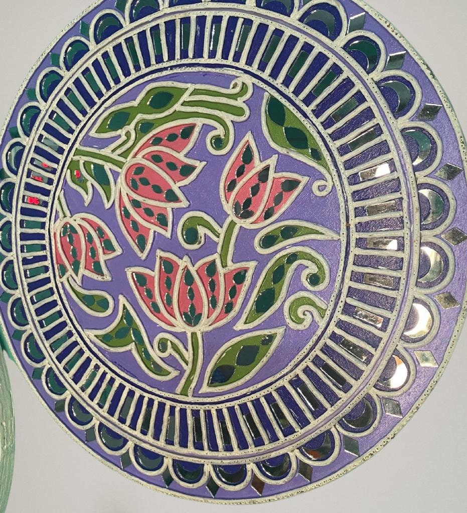 Handmade Lippan Art in Circular Pattern | Set of 3 | Each of Size 12 ...