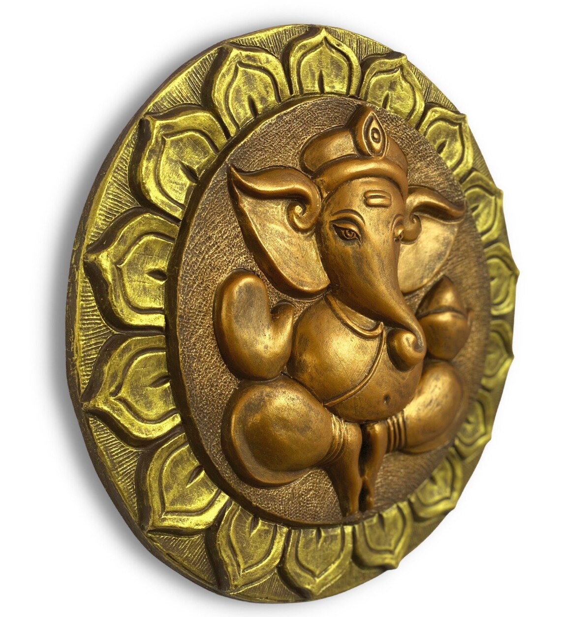 GANESHA 3D WALL ART Vigneshwara Good Luck God Art & - Etsy