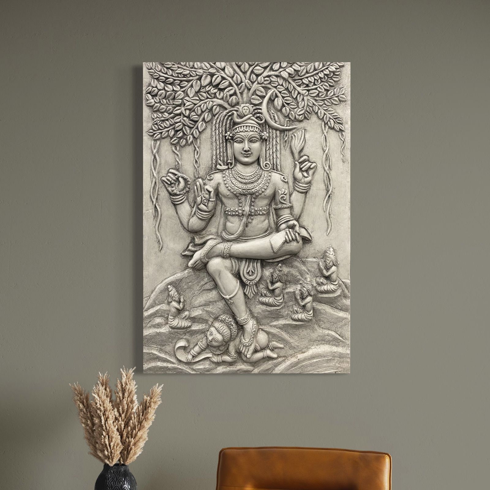Divine Enlightenment Dakshinamurthy 3D Relief Mural in Size 3X2 Feet - Etsy
