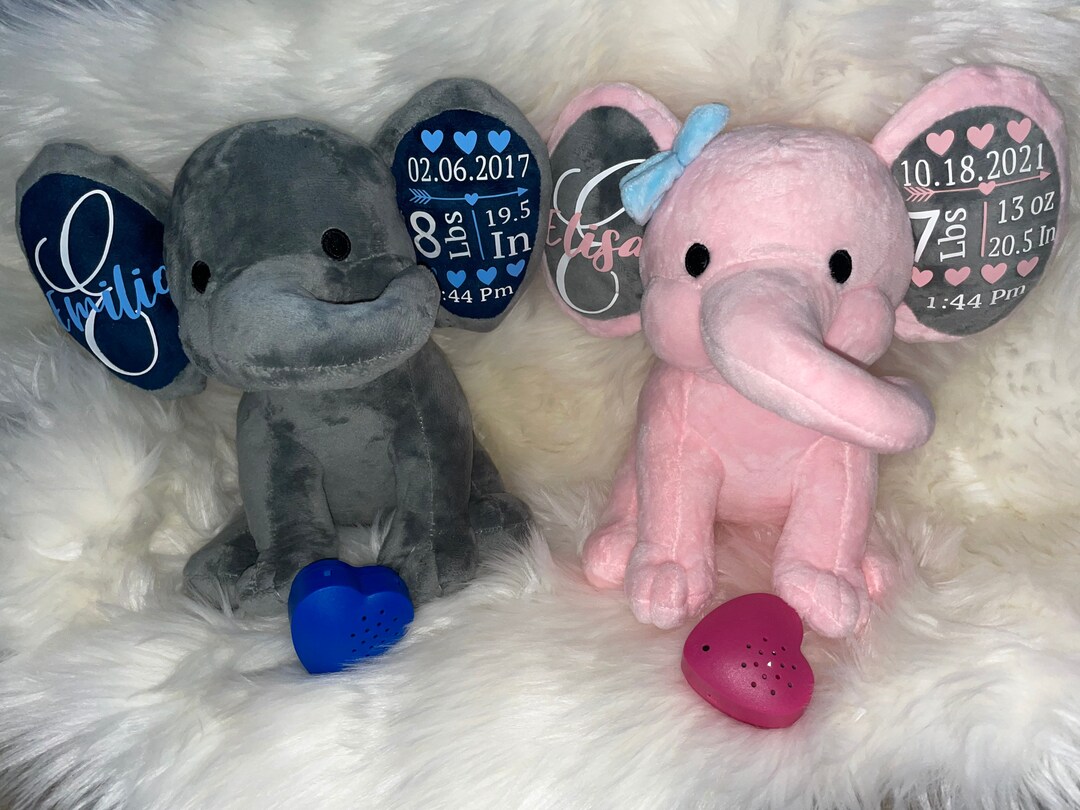 Keepsake Elephants With Voice Recorder. - Etsy