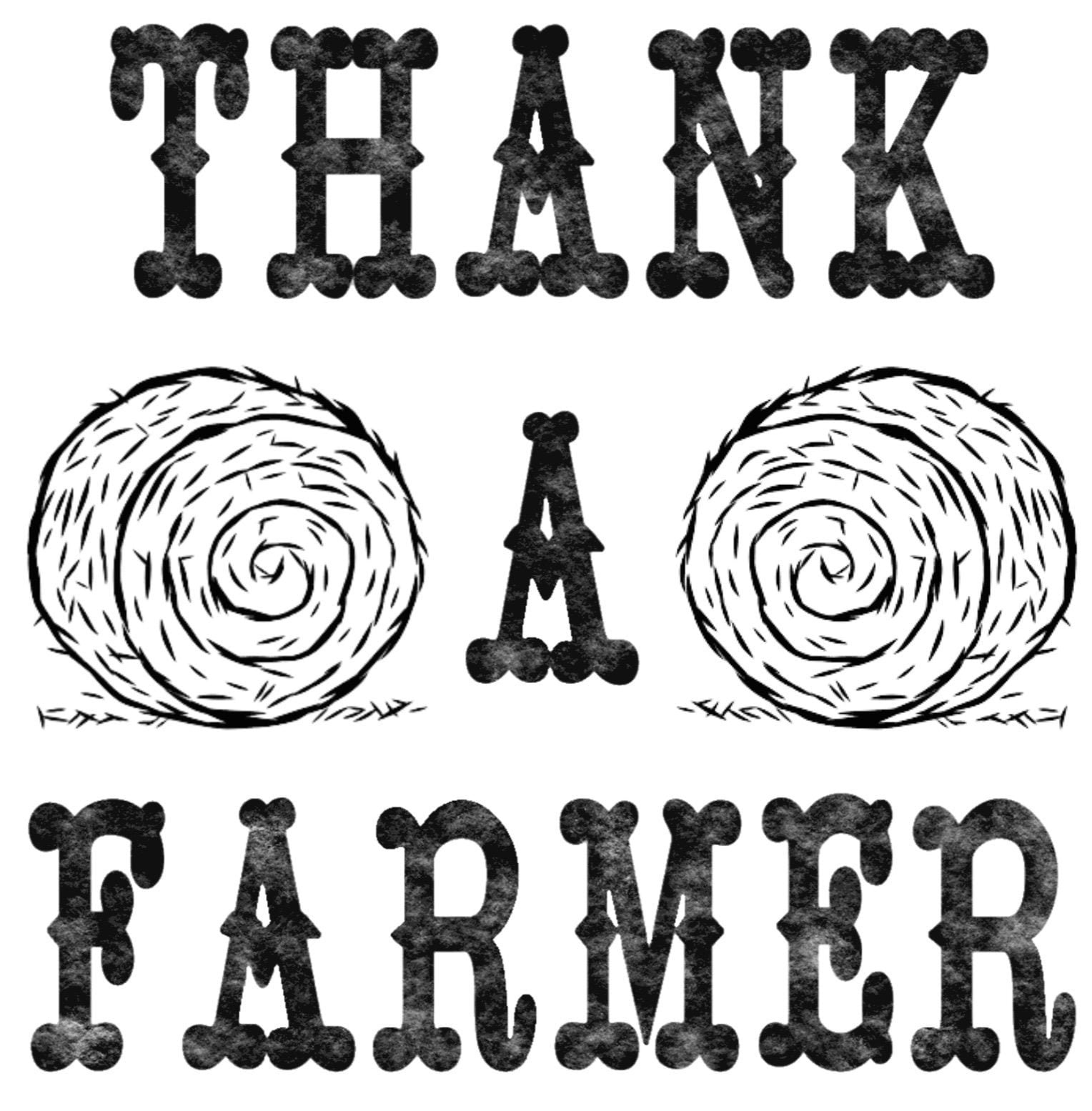 Thank a farmer SVG | Etsy