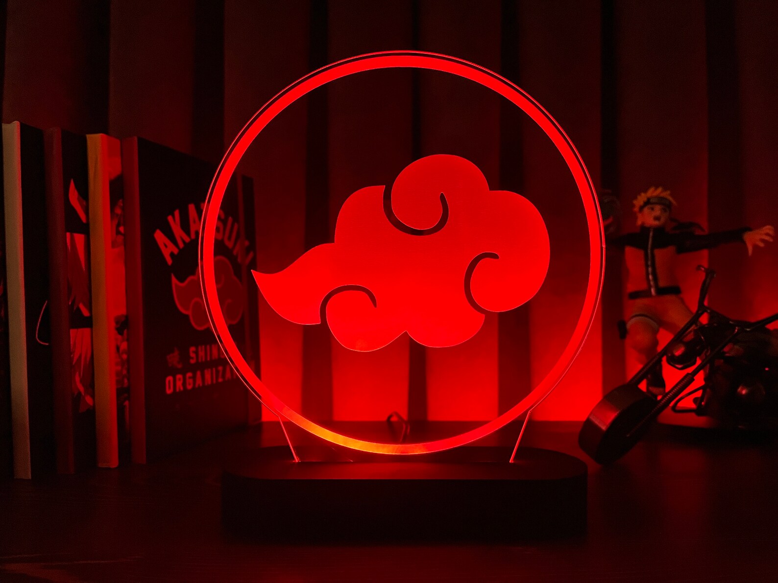 Naruto Akatsuki Shippuden Led Lamp Anime Light RGB Led With | Etsy UK