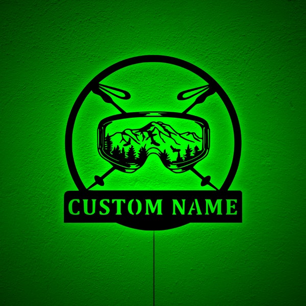 Mountain Wall Art Light Up - Etsy