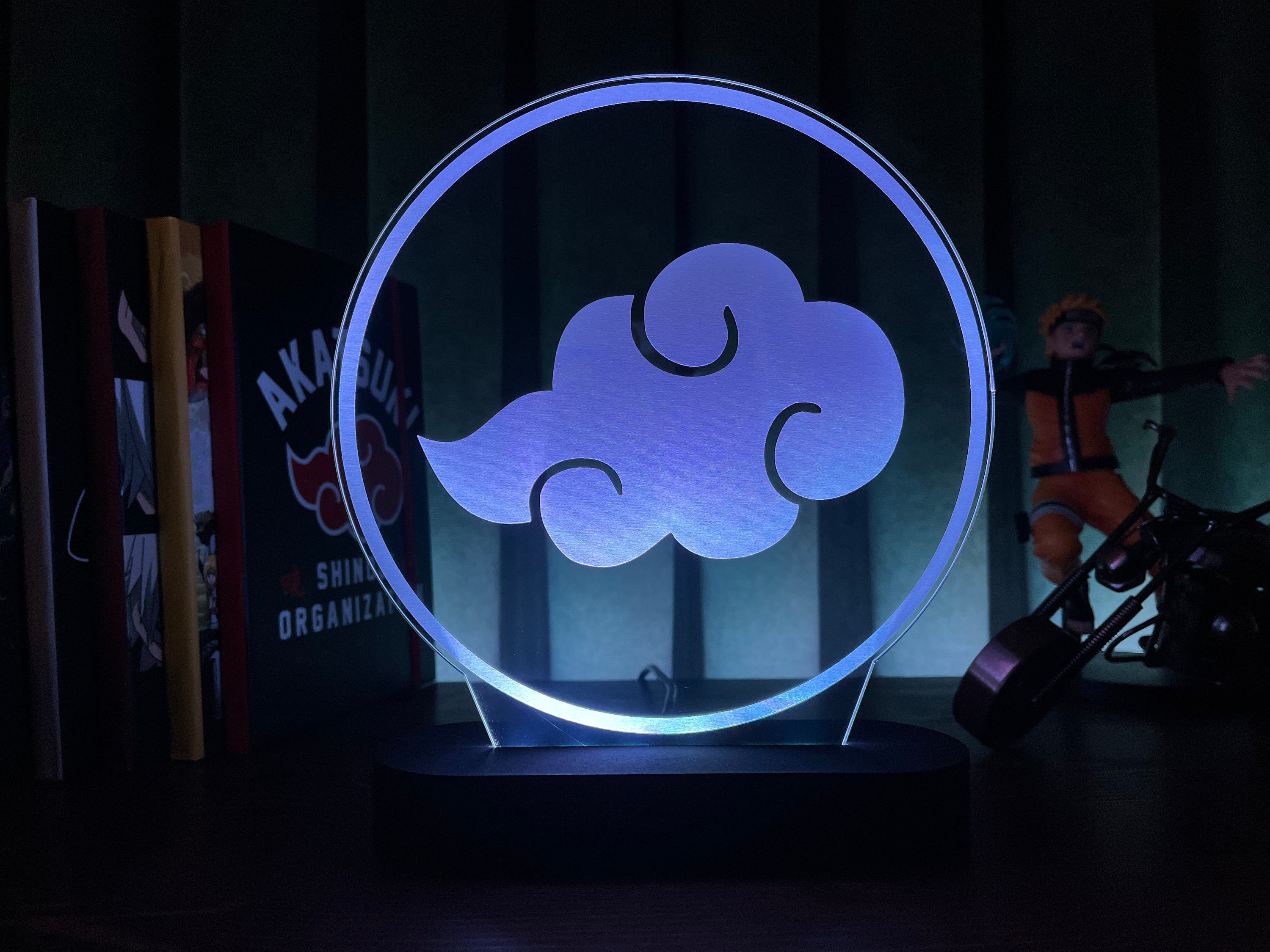 Naruto Akatsuki Shippuden Led Lamp Anime Light RGB Led With | Etsy UK
