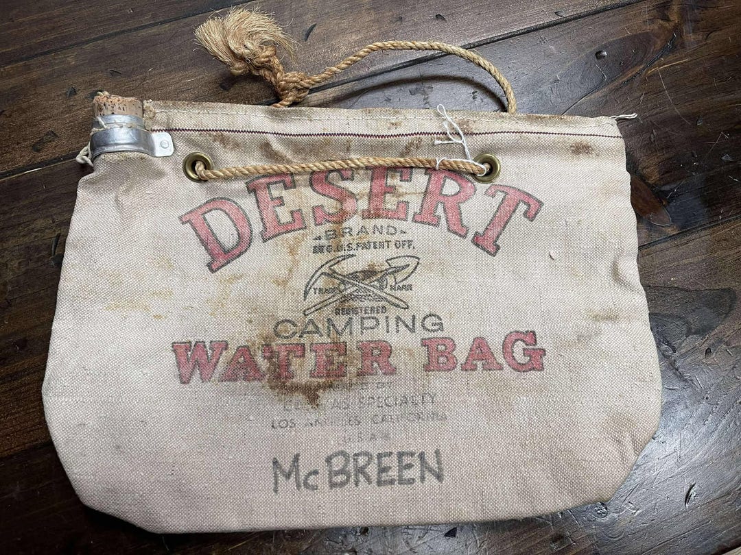 Desert Water Bag, Water Filter, Canvas Water Bag, Bushcraft Gear ...