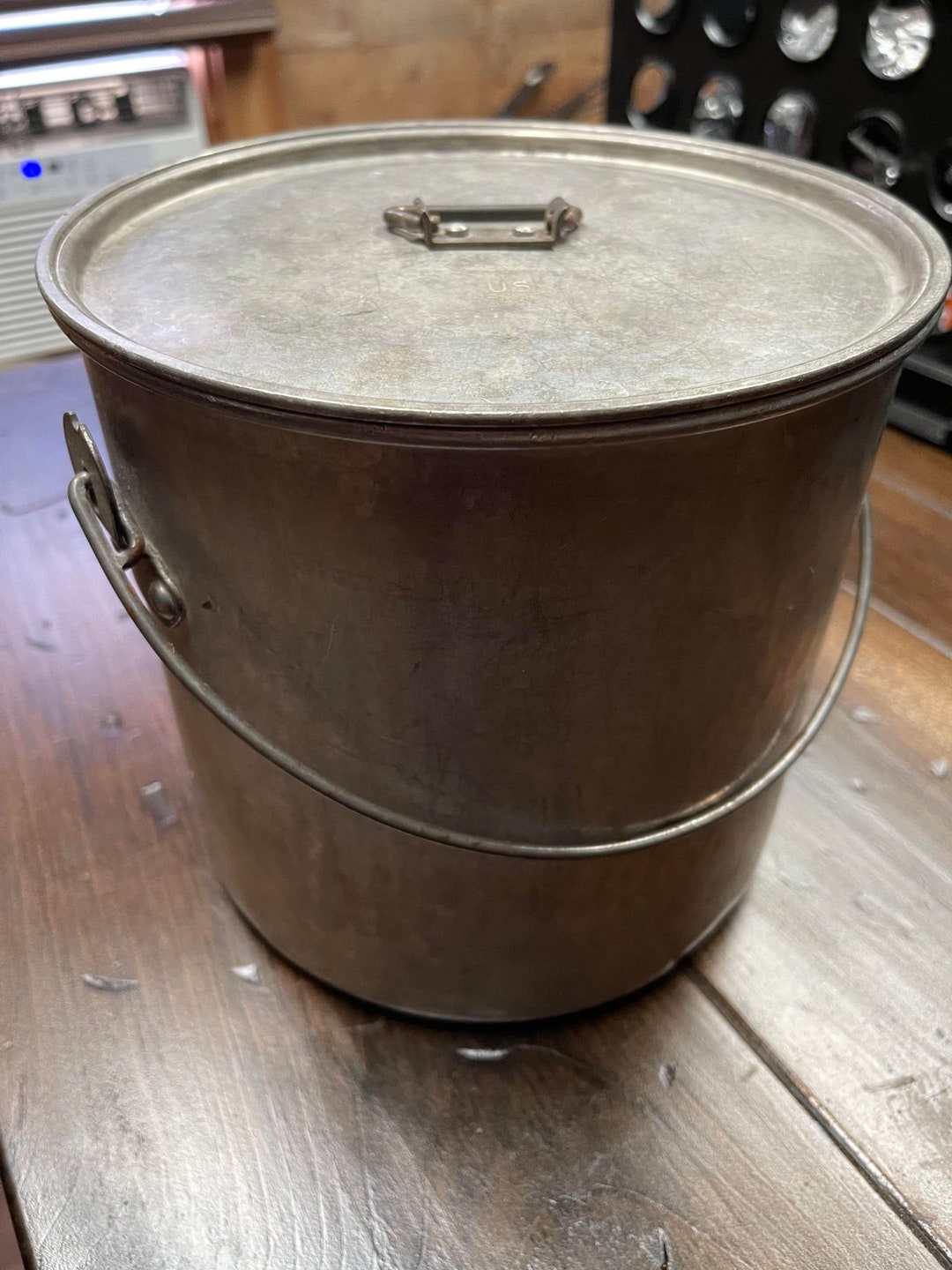 Seltener US Army WWII Kocheimer, 1944 Aluminium Kochtopf, Vintage ...