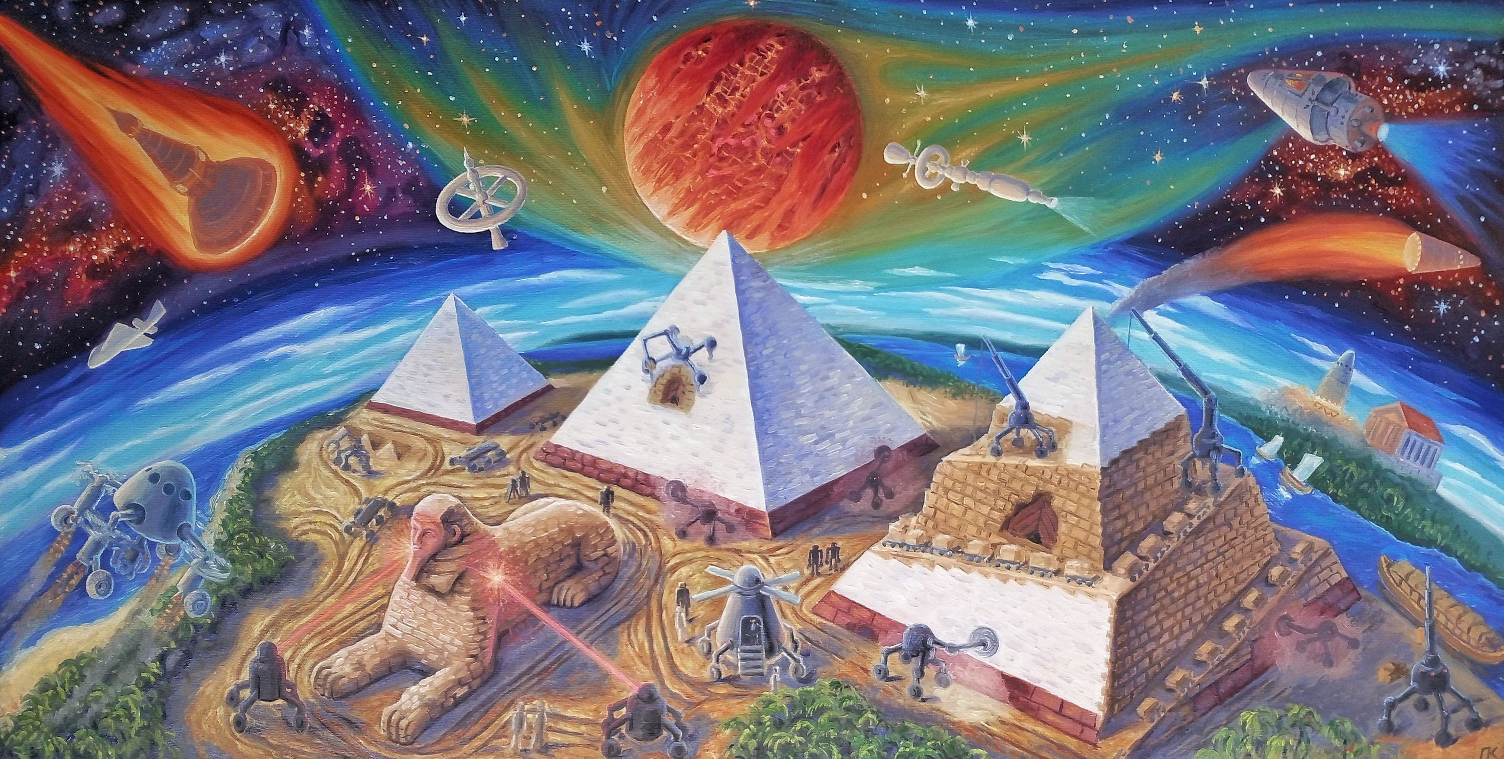 Pyramid Aliens Who Built It