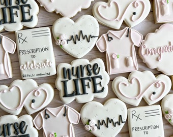 Nurse Graduation Cookies | Etsy