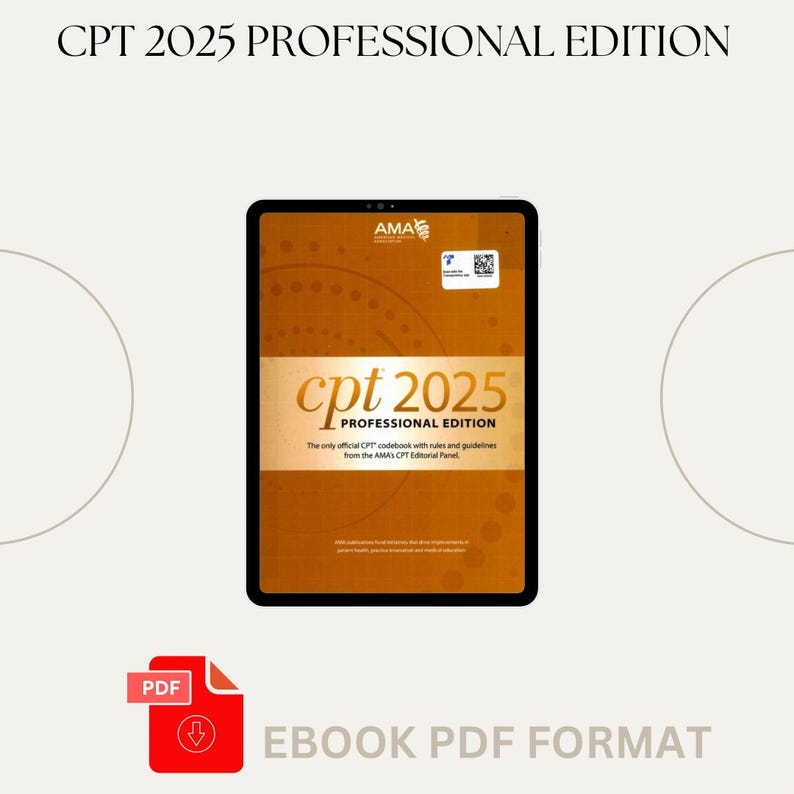 CPT 2025 Professional Edition - Etsy