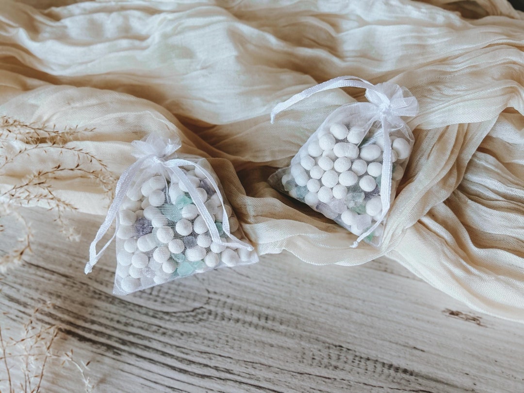 Fall Scented Sachet: Ceramic Beads & Fluorite Crystals, Phthalate Free ...