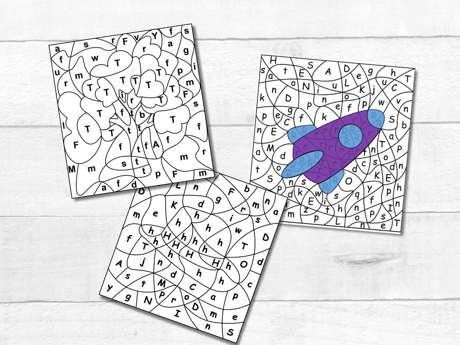 Color by Letters Workbook - ABC Activities for Kids - Preschool ...