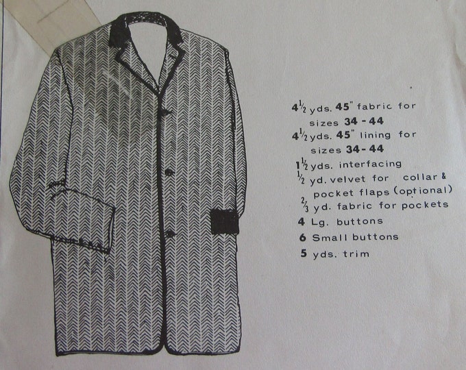 Sack Suit Jacket Sewing Pattern Victorian Era Civil War Reenactment ...