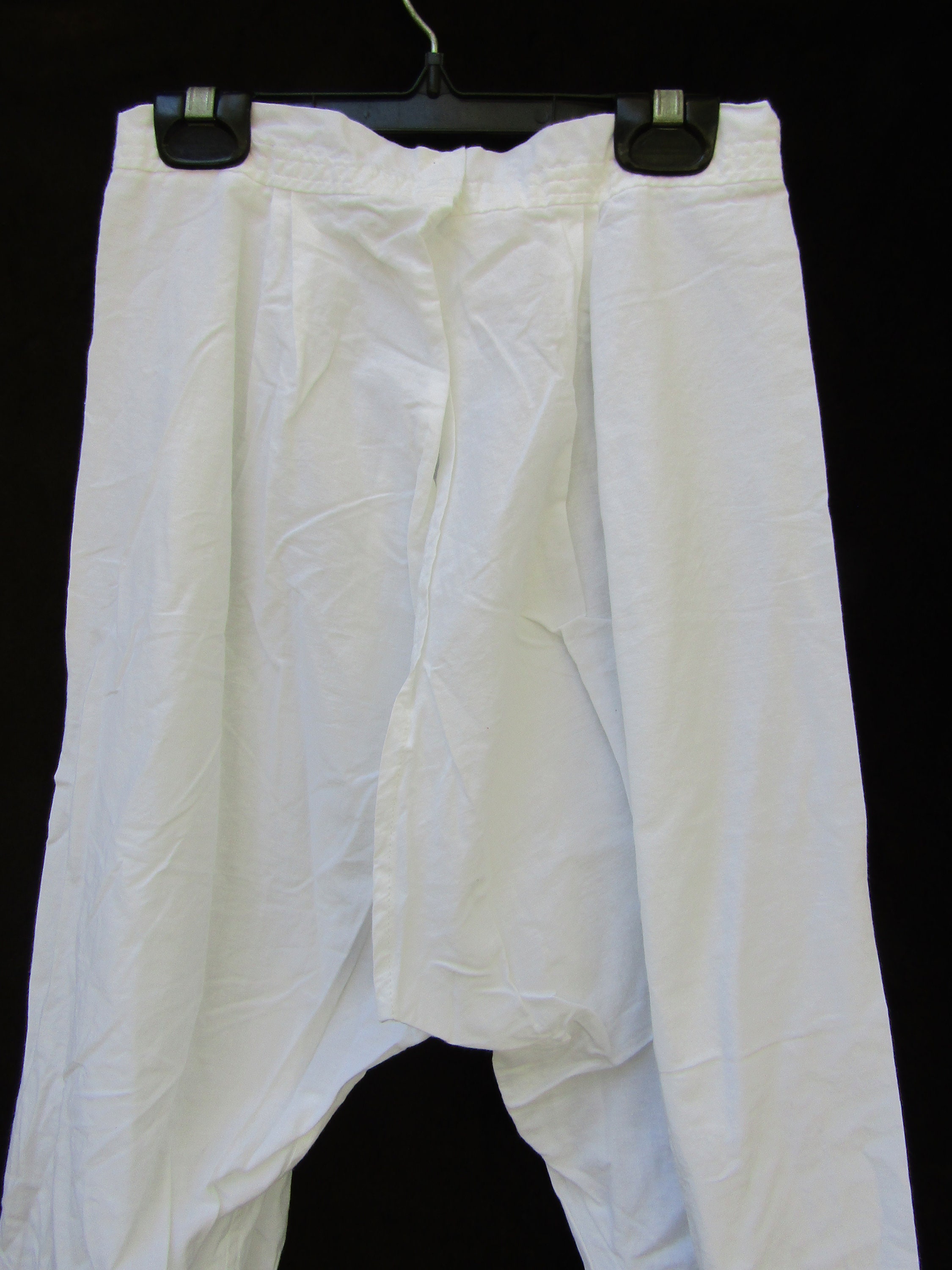 Open Crotch Bloomers Split Leg Drawers 24 Waist Girls Pantaloons Size ...