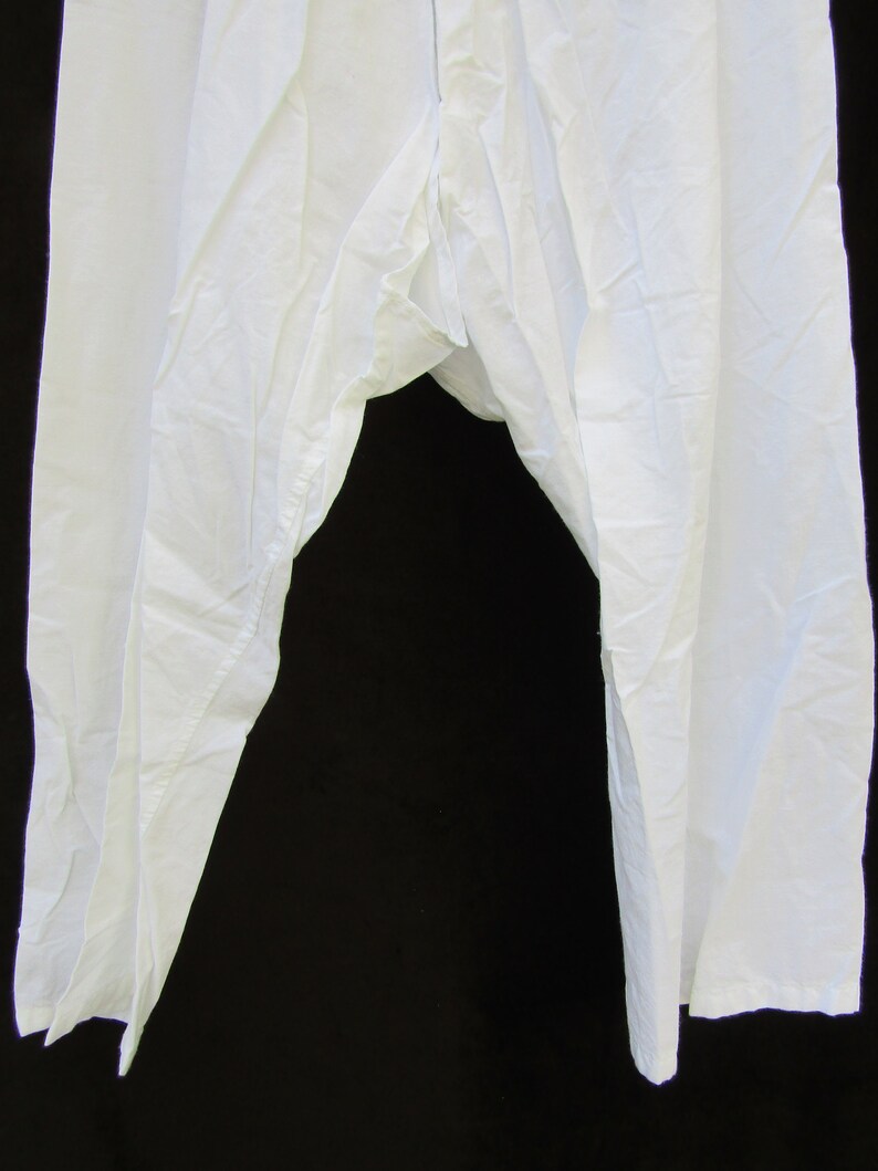 Open Crotch Bloomers Split Leg Drawers 24 Waist Girls Pantaloons Size ...