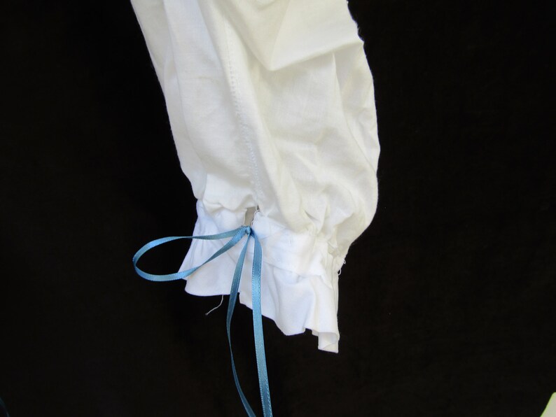 Split Leg Bloomers Open Crotch Drawers Drawstring Waist Womens ...