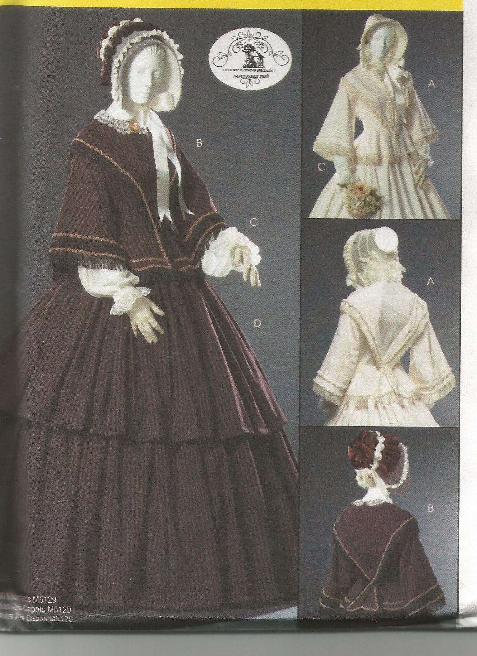 5132 Mccalls Sewing Pattern UNCUT Civil War Era Day Dress Includes Top ...