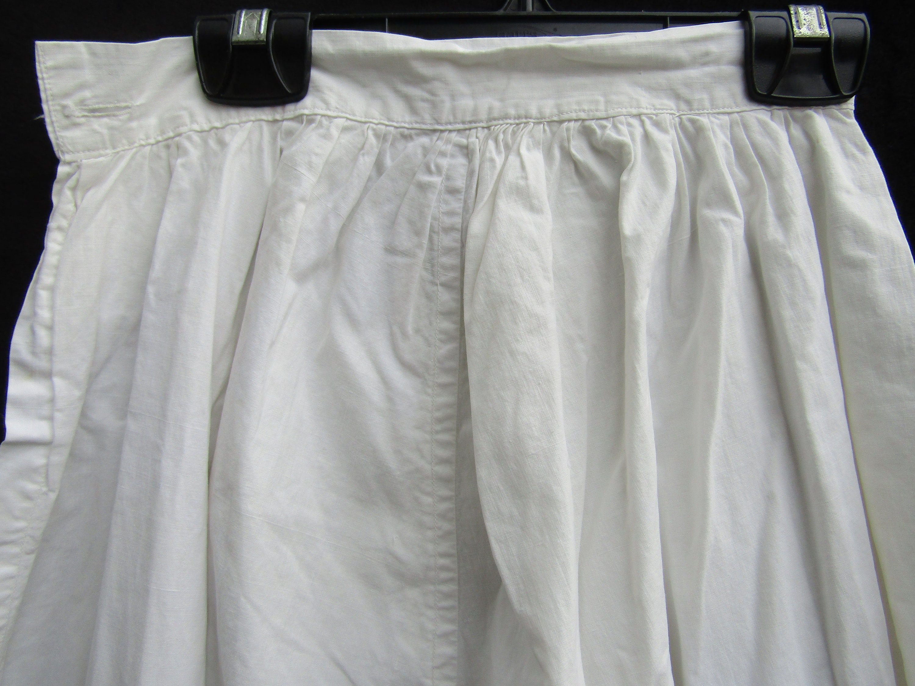 Open Crotch Bloomers White Split Leg Drawers Pantaloons Renaissance ...