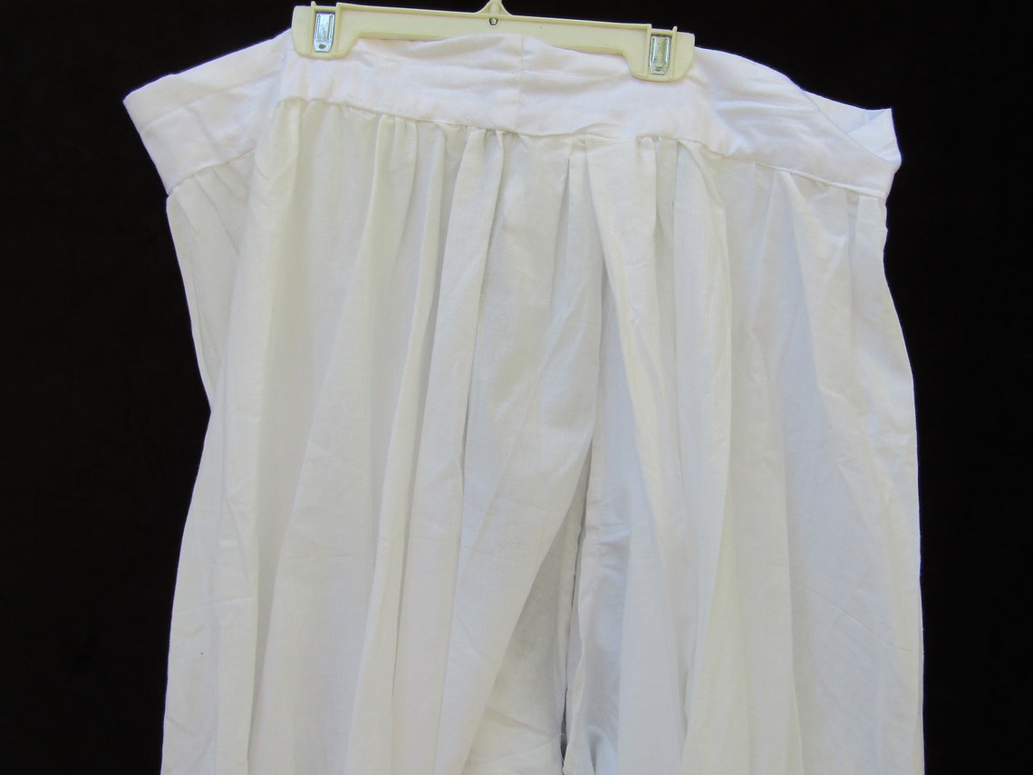 Split Leg Bloomers Open Crotch Drawers Drawstring Waist Womens ...