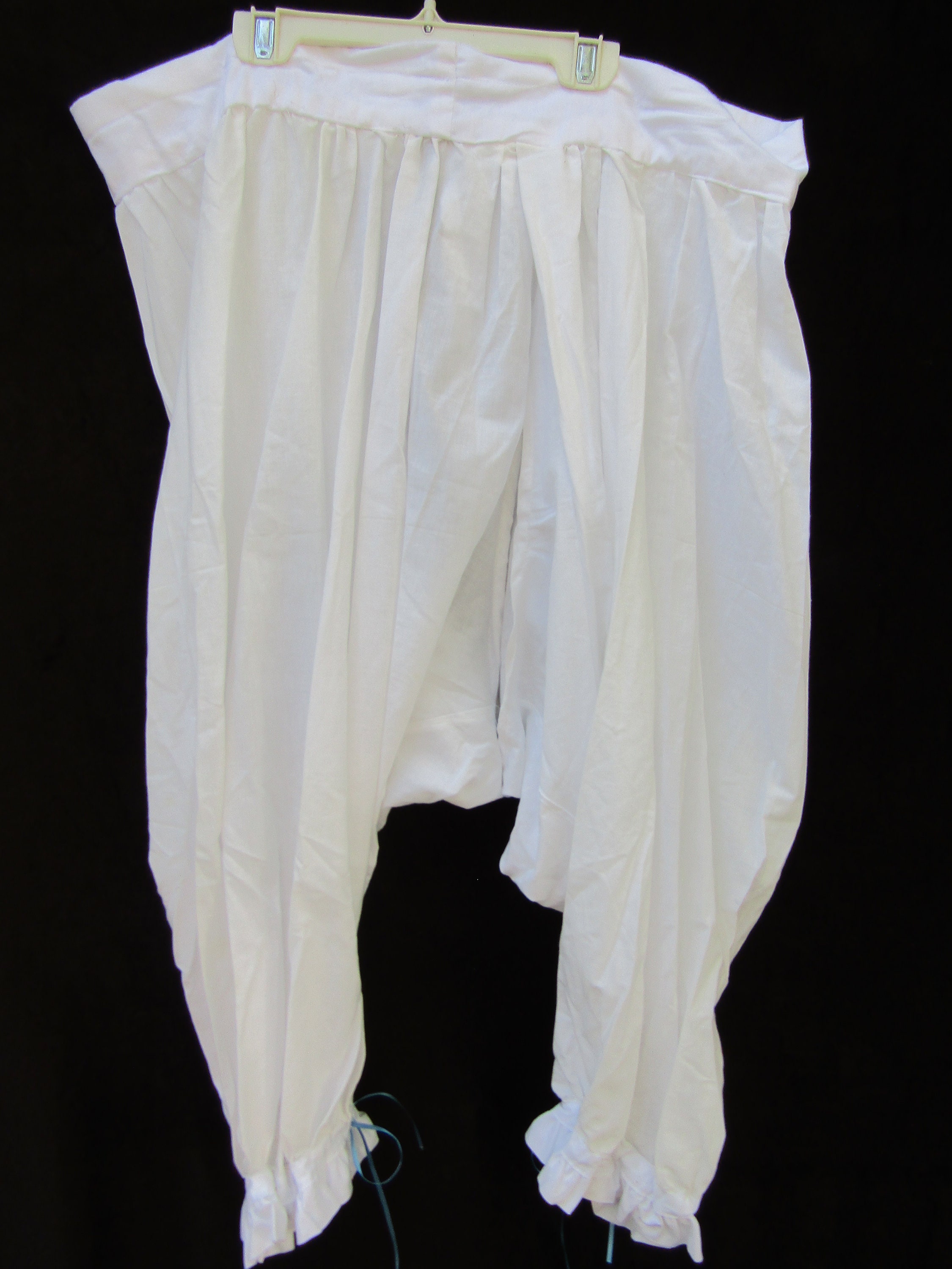 Split Leg Bloomers Open Crotch Drawers Drawstring Waist Womens ...