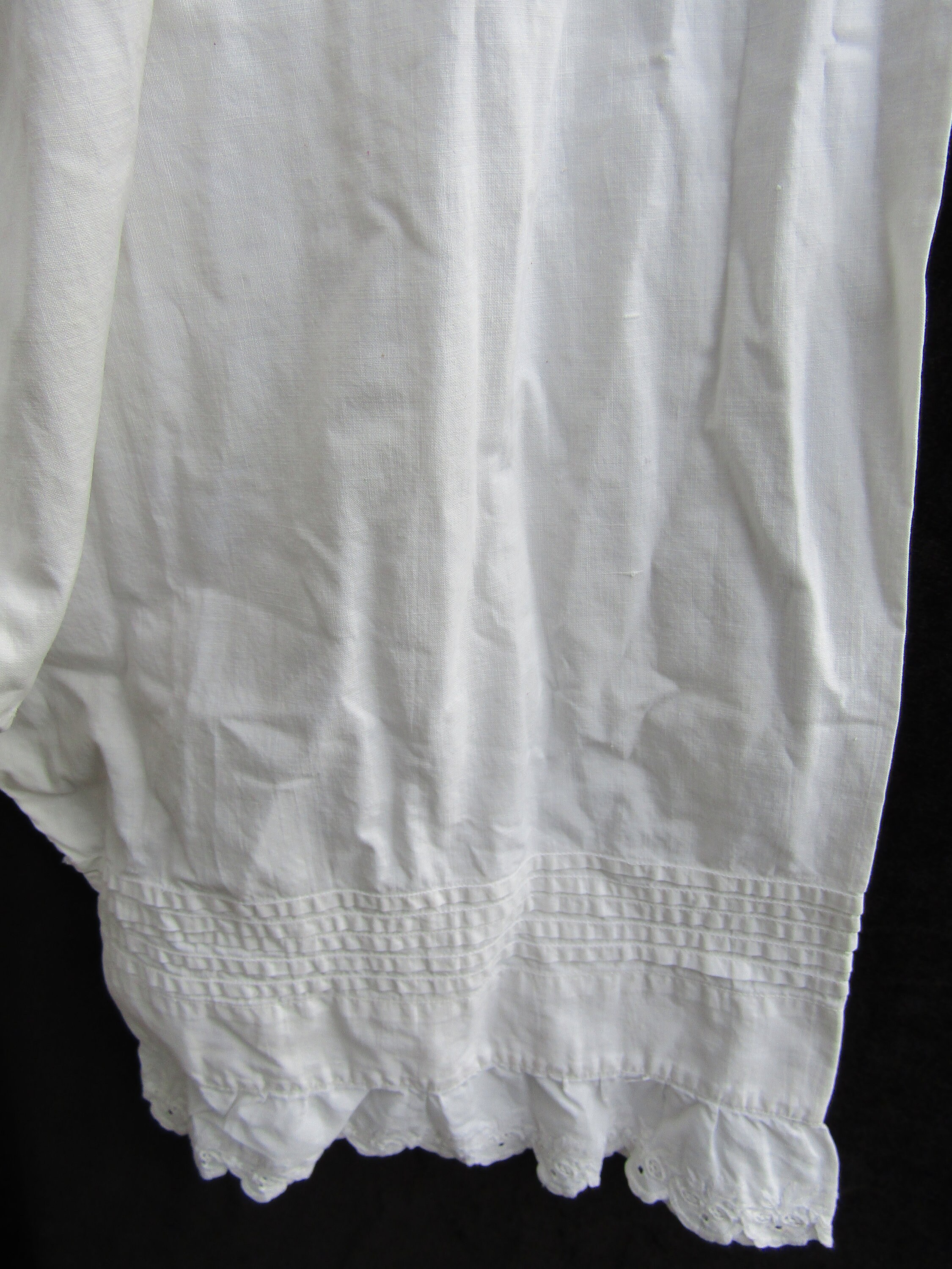 Open Crotch Bloomers White Split Leg Drawers Pantaloons Renaissance ...
