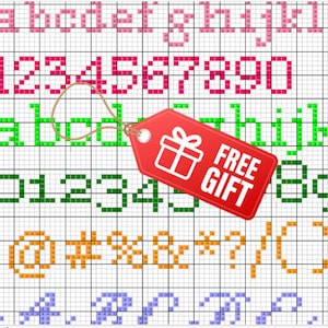 Custom Cross Stitch Pattern With Your Name or Any Word You Choose ...