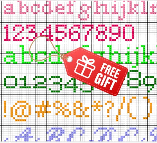Custom Cross Stitch Pattern With Your Name or Any Word You Choose ...